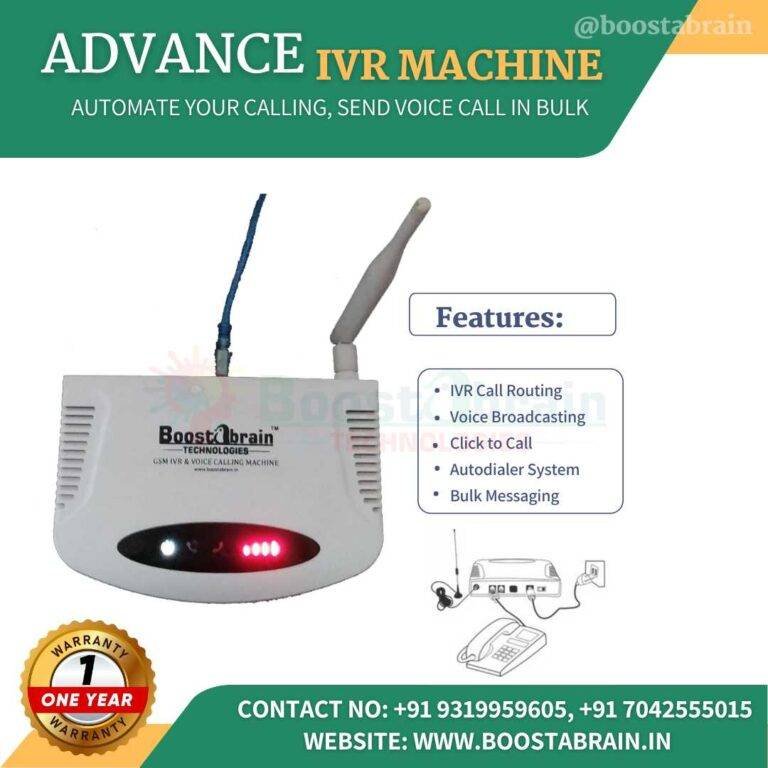 Advance IVR System