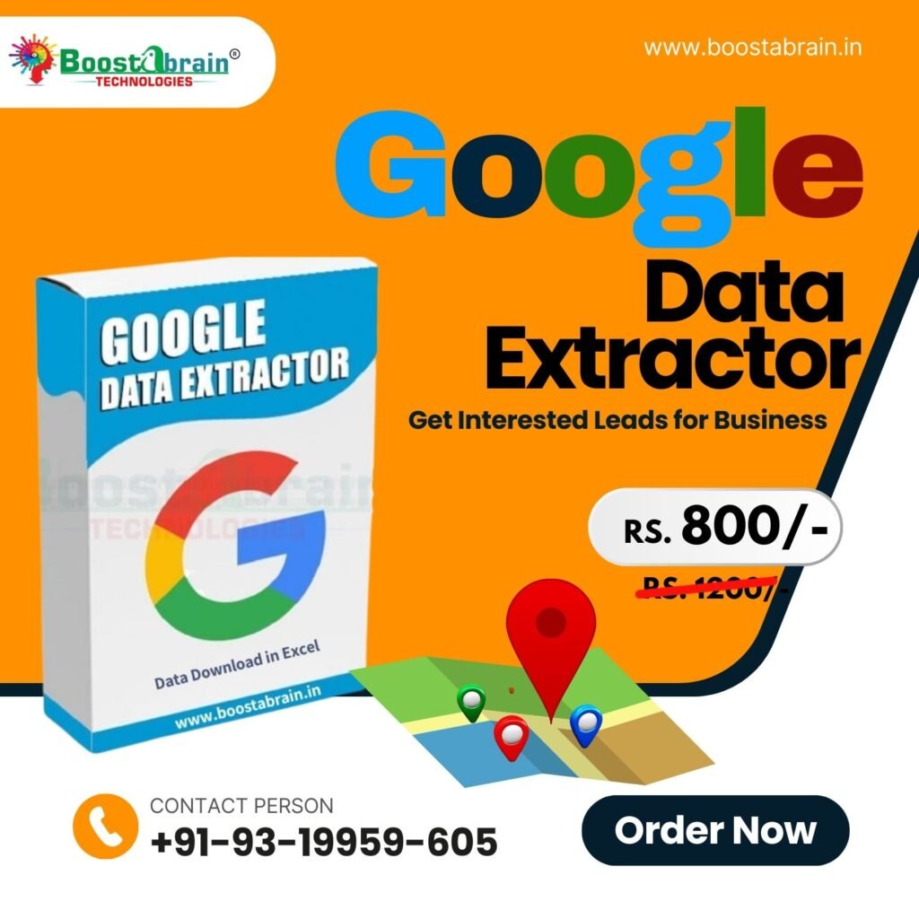 Google Data Extractor | Boostabrain Technologies