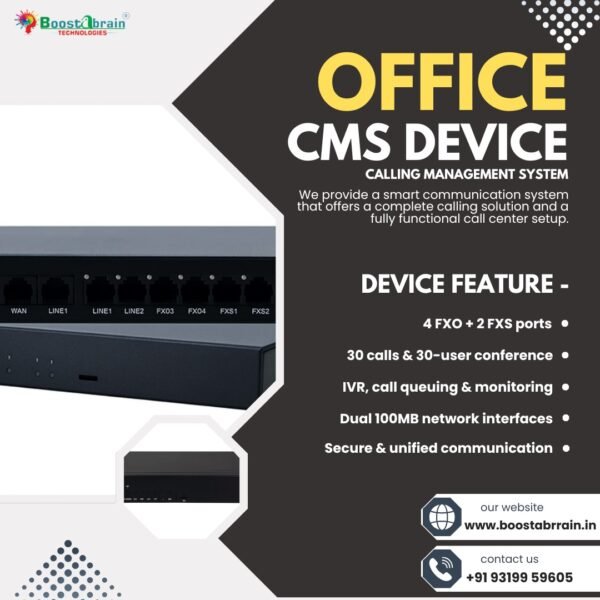 Office CMS Device | Boostabrain Technologies