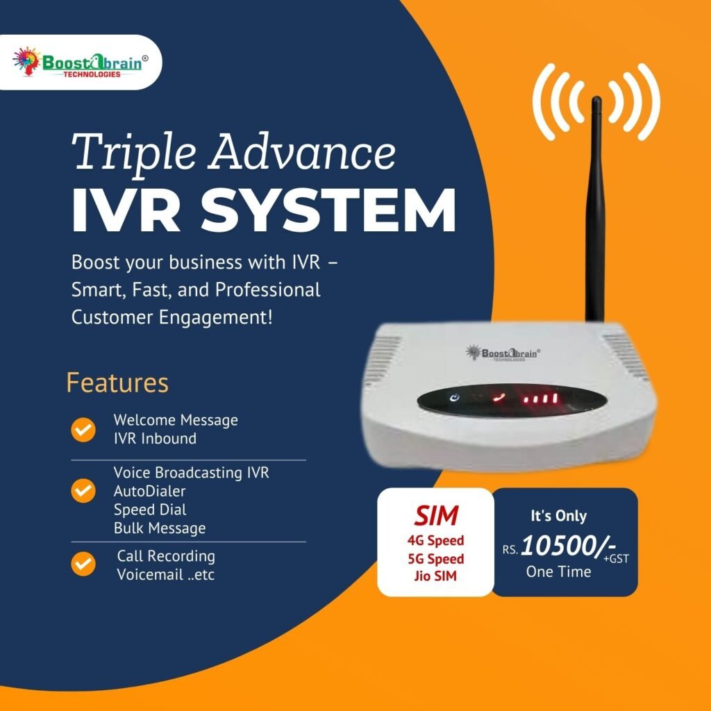Triple Advance IVR System